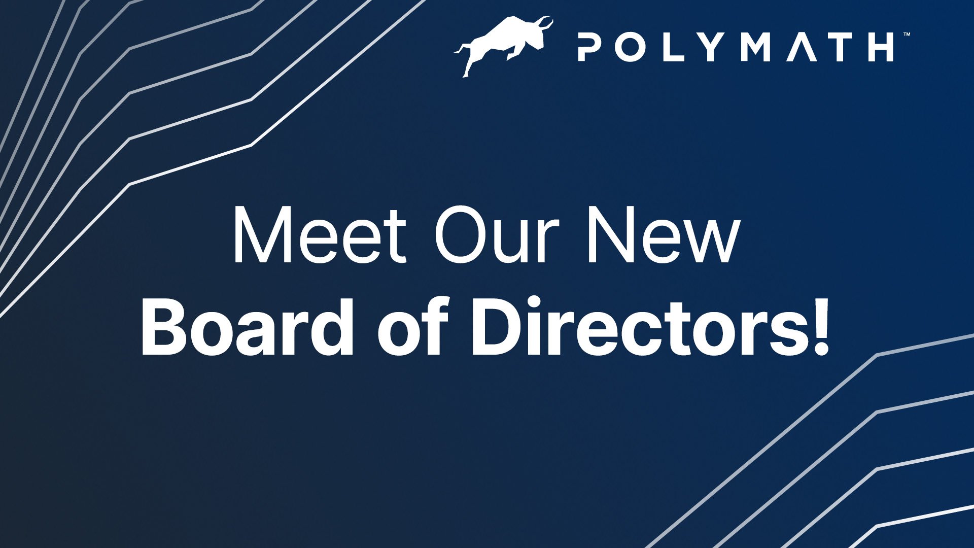 Polymath has a new Board of Directors!